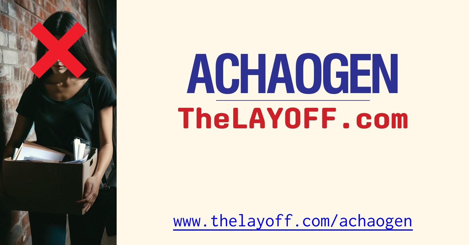 Achaogen Layoffs - TheLayoff.com