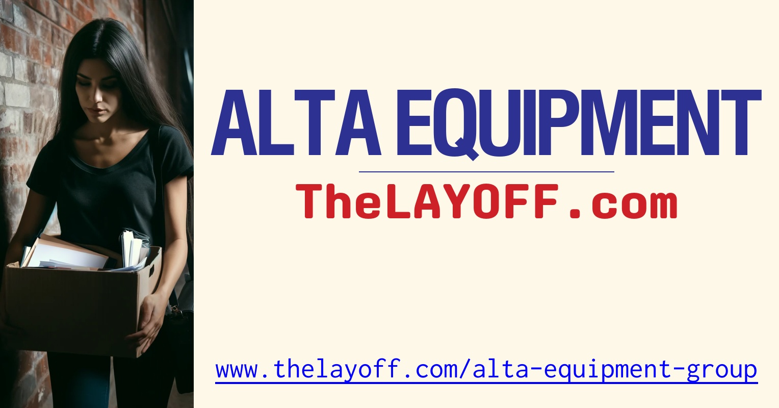 Alta Equipment Group Layoffs - TheLayoff.com