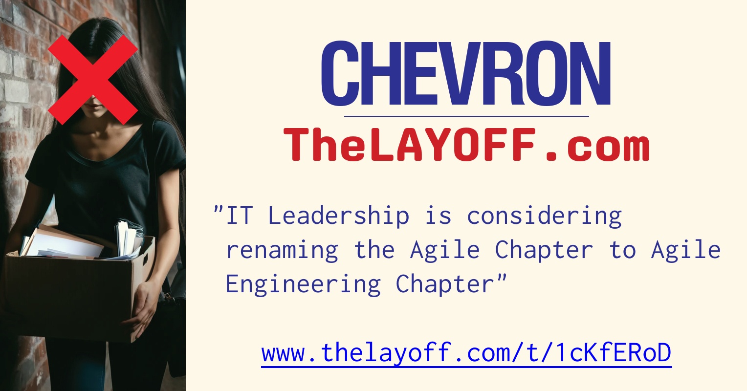 IT Leadership is considering renaming the Agile Chapter to Agile ...