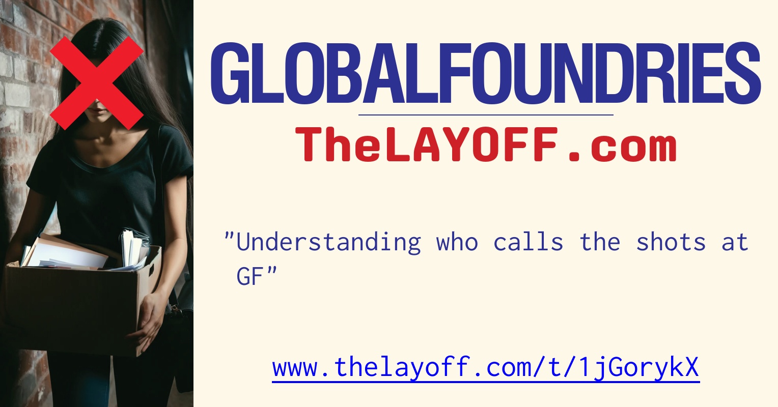 Understanding who calls the shots at GF - post regarding ...