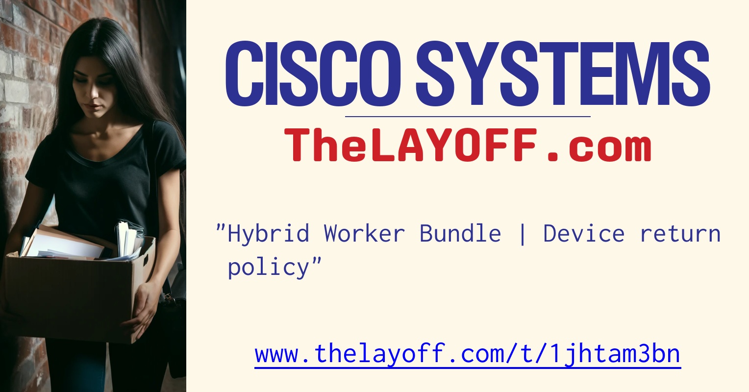 Hybrid Worker Bundle | Device return policy - post regarding Cisco ...
