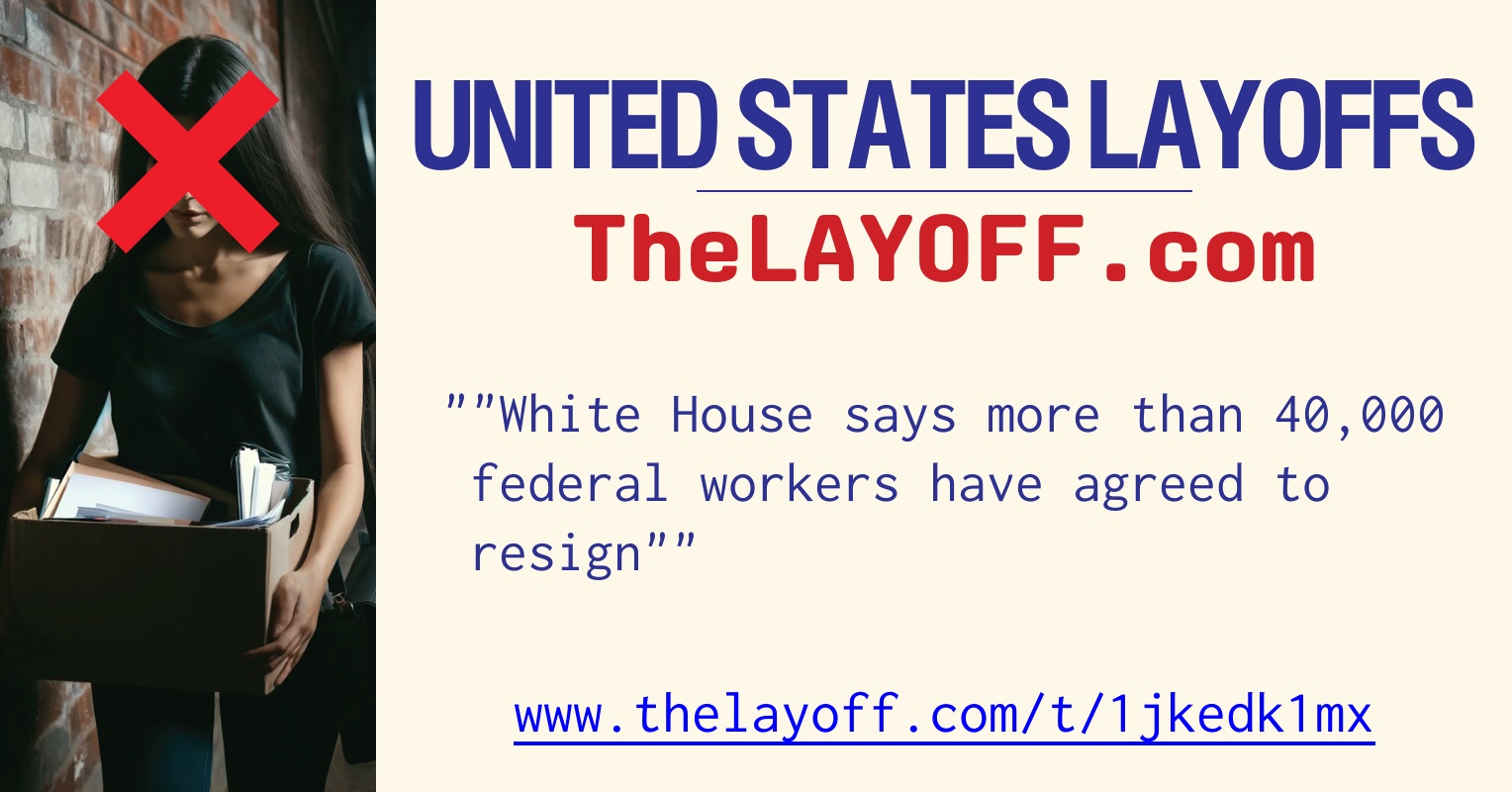 "White House says more than 40,000 federal workers have agreed to ...