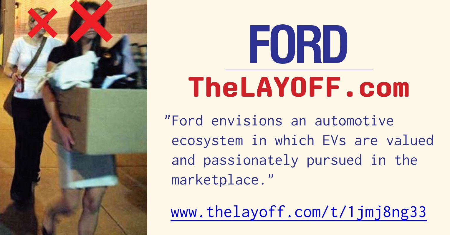 Ford envisions an automotive ecosystem in which EVs are valued and ...
