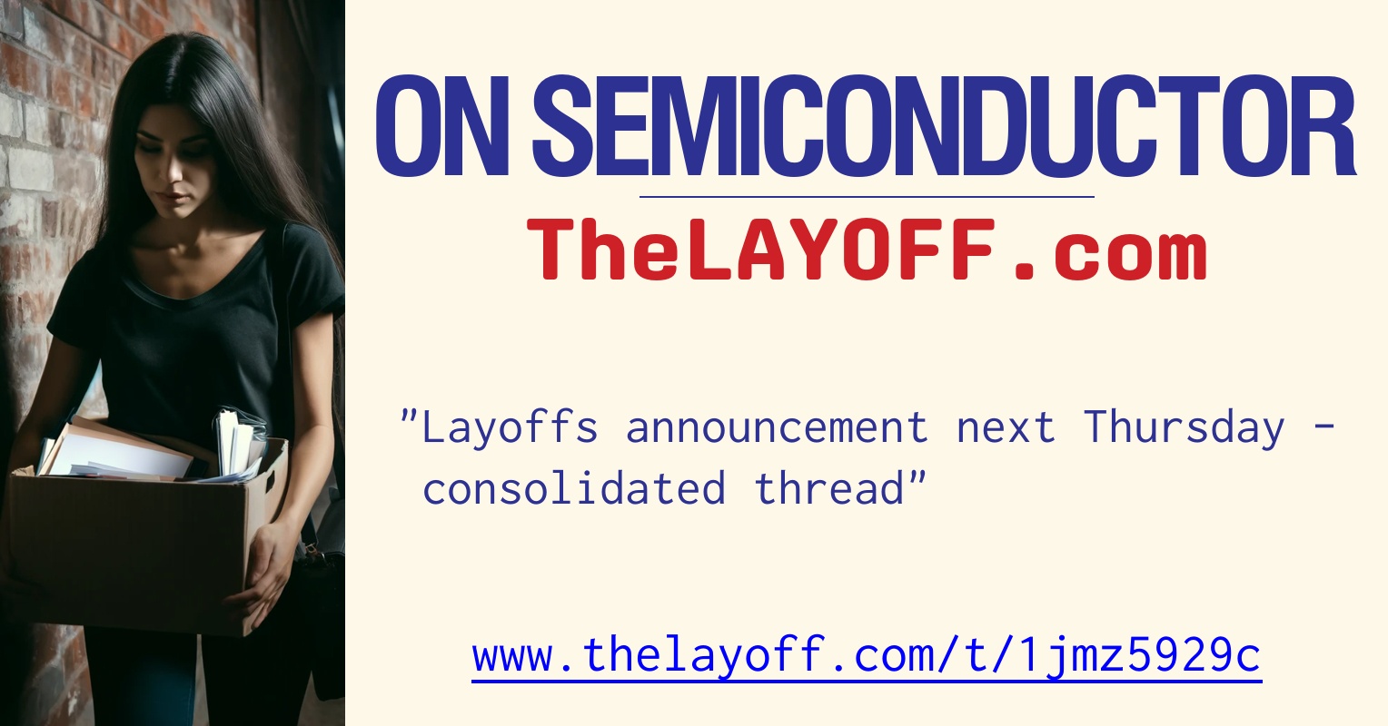 Layoffs announcement next Thursday - consolidated thread - post ...