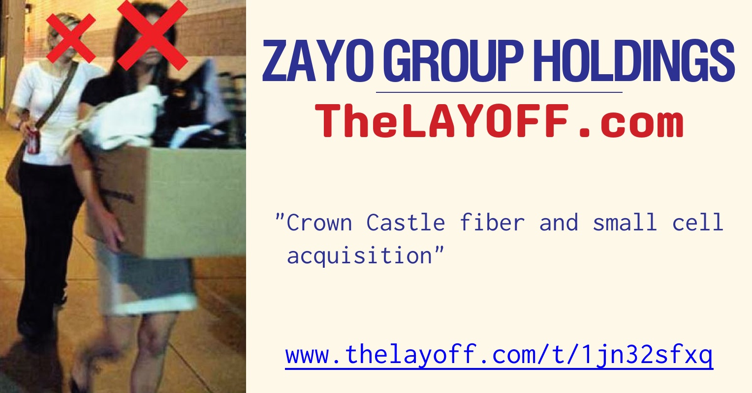 Crown Castle fiber and small cell acquisition - post regarding Zayo ...