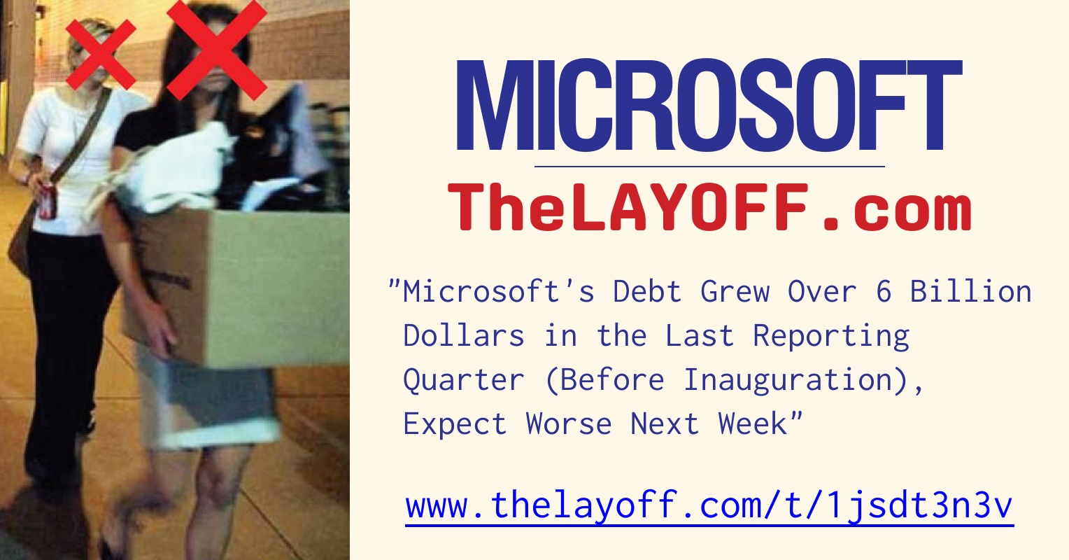 Microsoft's Debt Grew Over 6 Billion Dollars in the Last Reporting ...