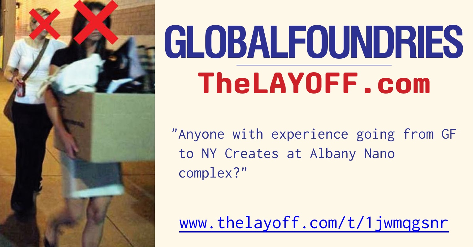 Anyone with experience going from GF to NY Creates at Albany Nano ...