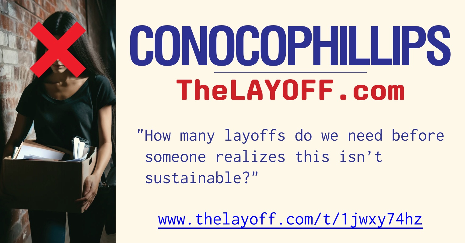 How many layoffs do we need before someone realizes this isn’t ...