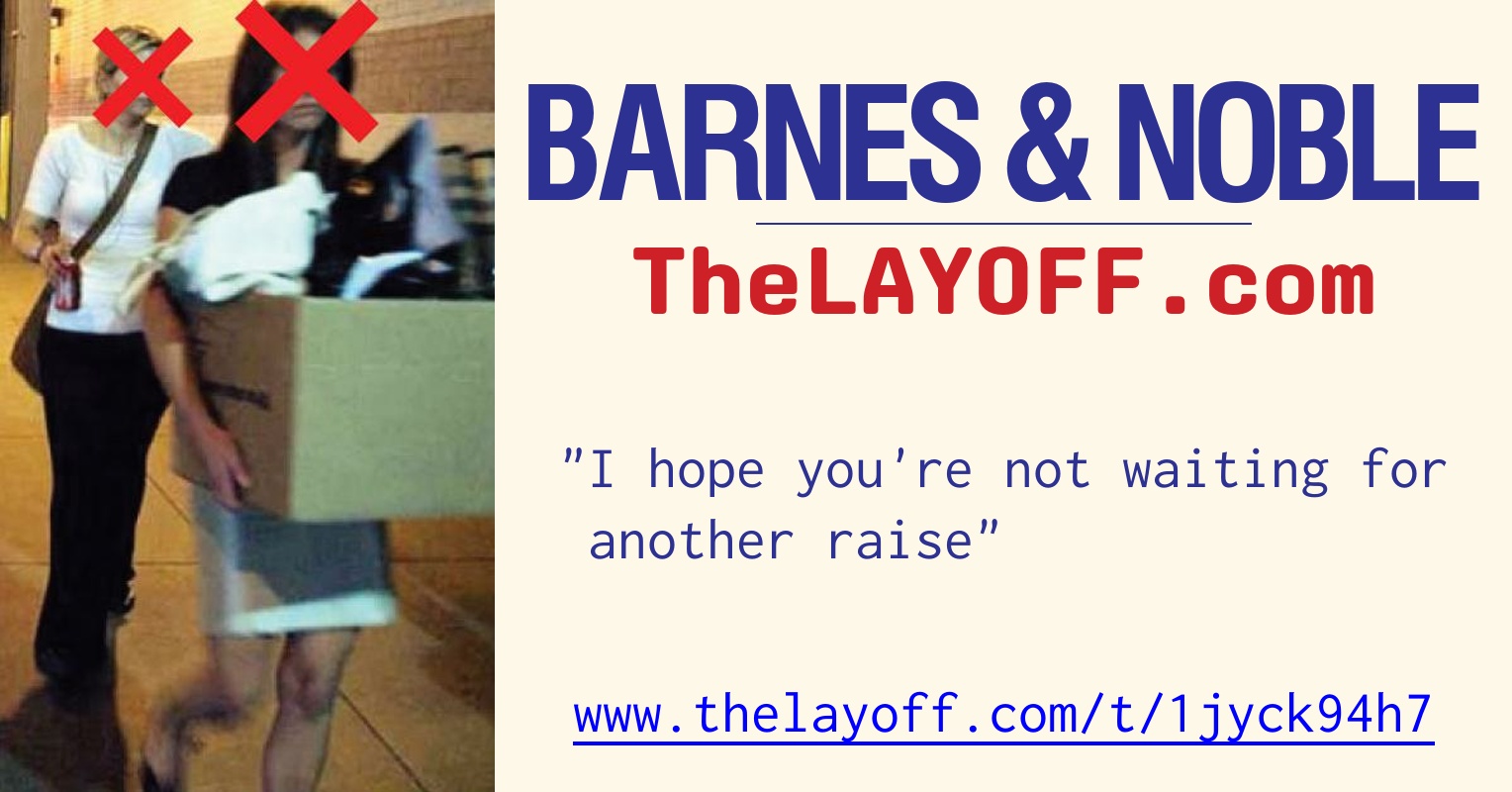 I hope you're not waiting for another raise - post regarding Barnes ...