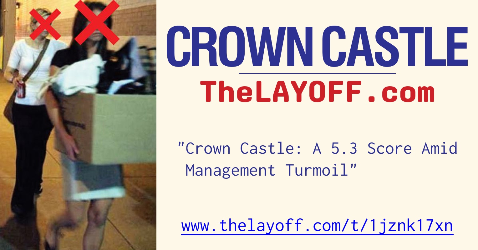 Crown Castle: A 5.3 Score Amid Management Turmoil - post regarding ...