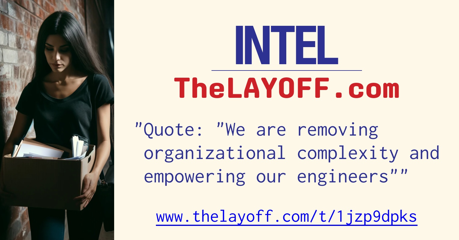 Quote: "We are removing organizational complexity and empowering our ...