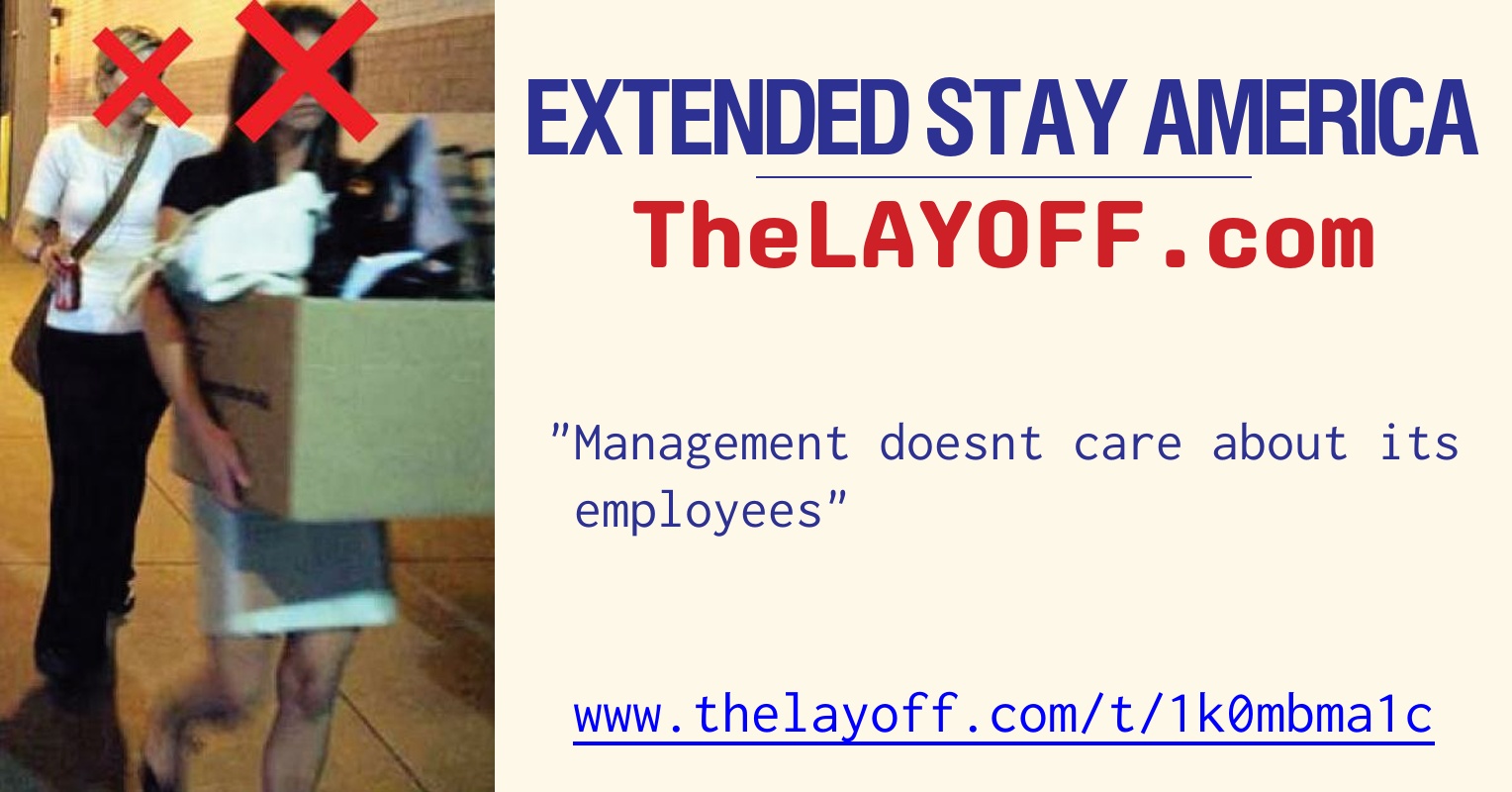 Management doesnt care about its employees - post regarding Extended ...