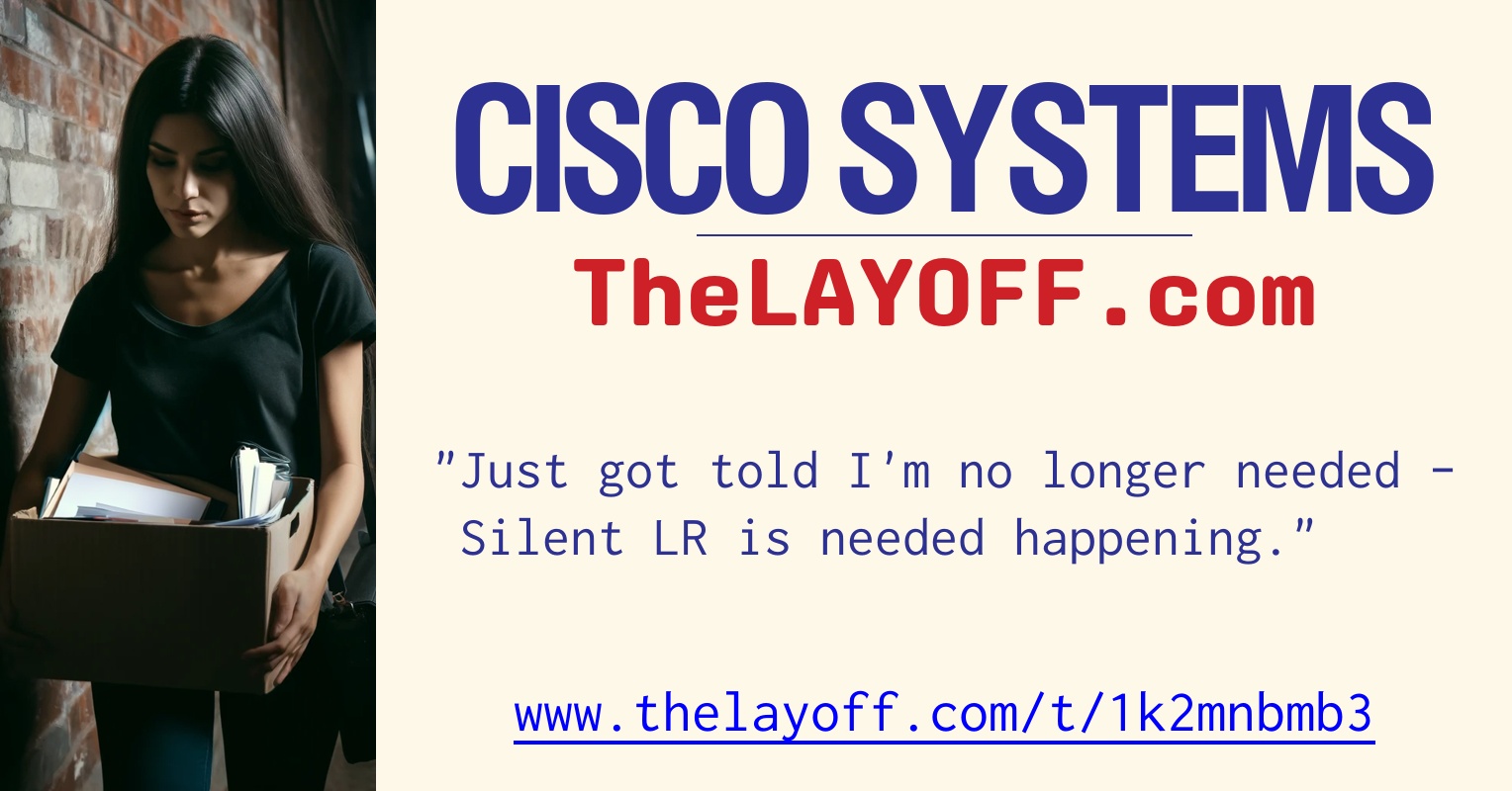 Just got told I'm no longer needed - Silent LR is needed happening ...