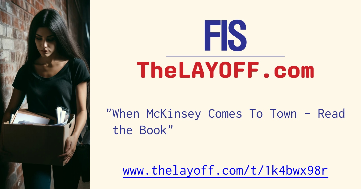 When McKinsey Comes To Town - Read the Book - post regarding Fidelity National Information ...