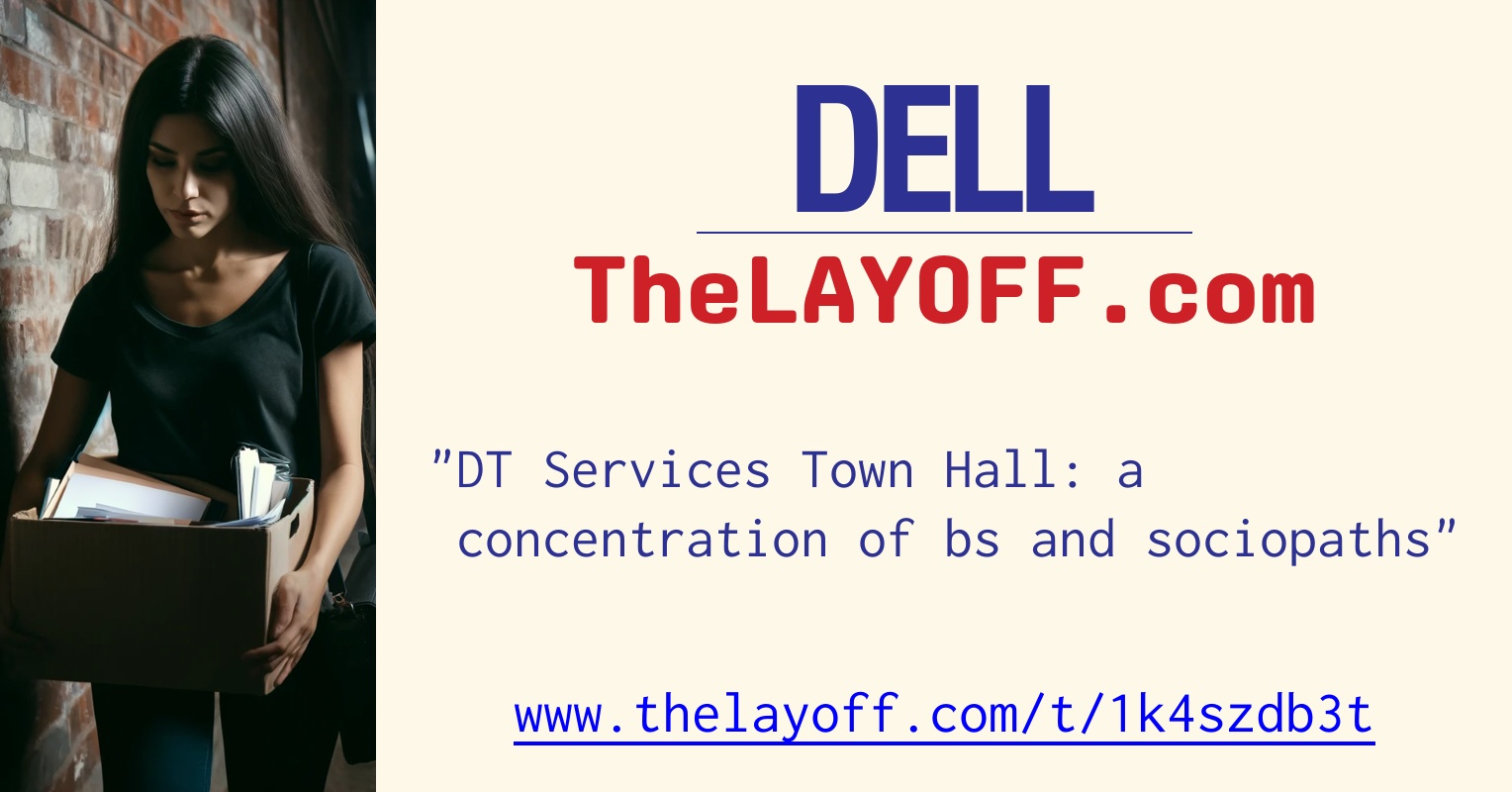 DT Services Town Hall: a concentration of bs and sociopaths - post ...