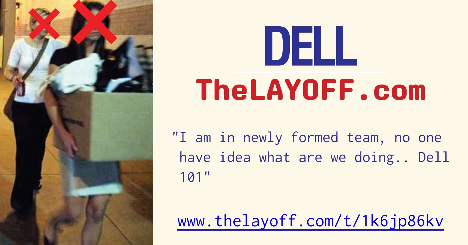 I am in newly formed team, no one have idea what are we doing.. Dell 101 - post regarding Dell ...