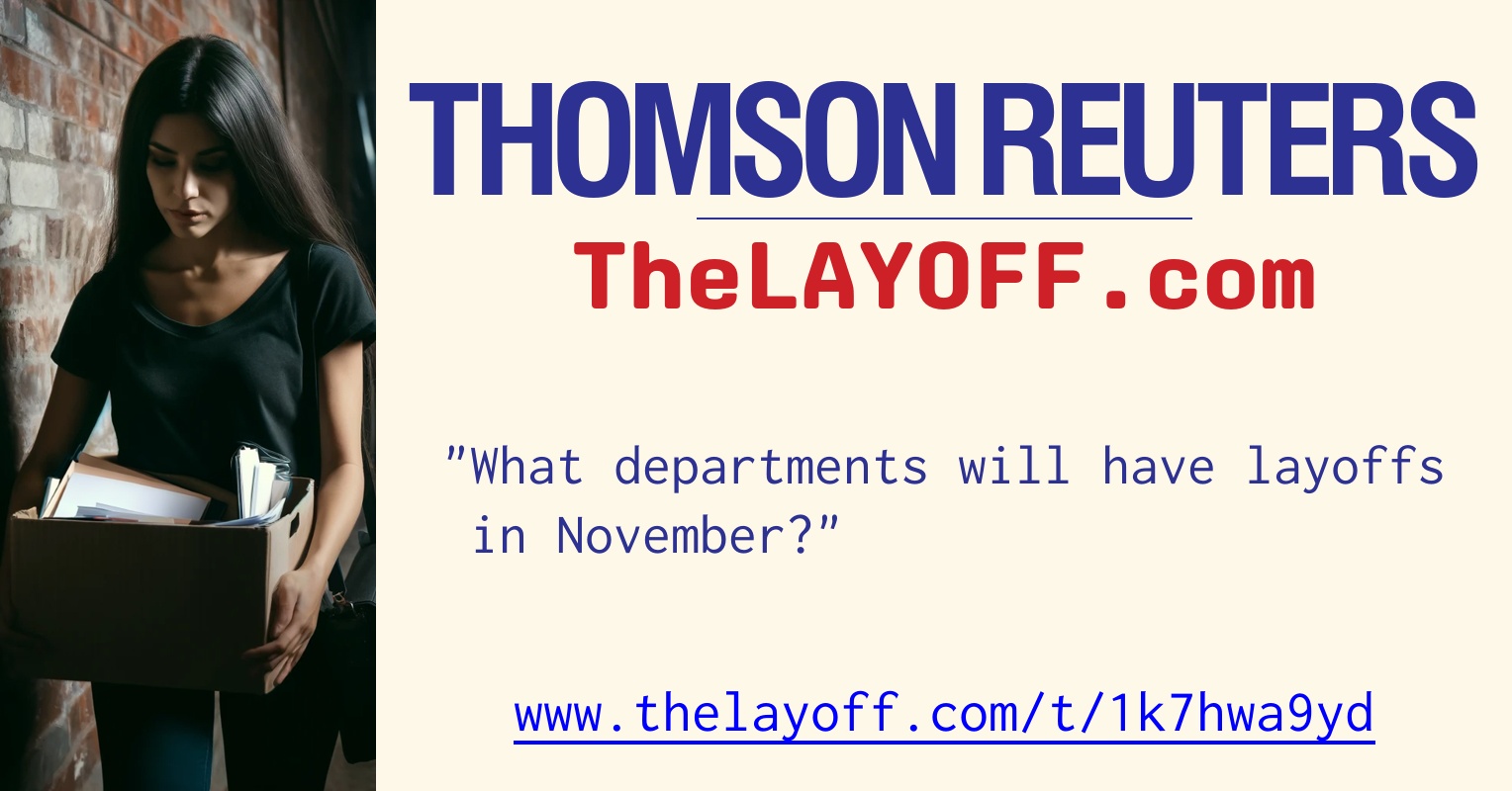 What departments will have layoffs in November? - post regarding ...