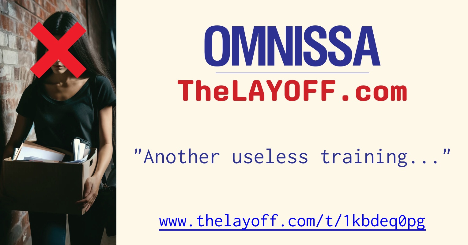 Another useless training... - post regarding Omnissa layoffs