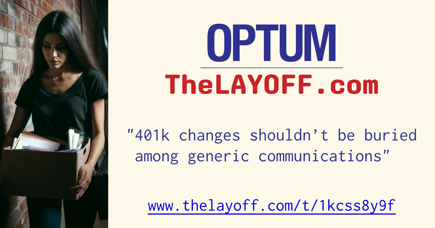 401k changes shouldn’t be buried among generic communications - post ...