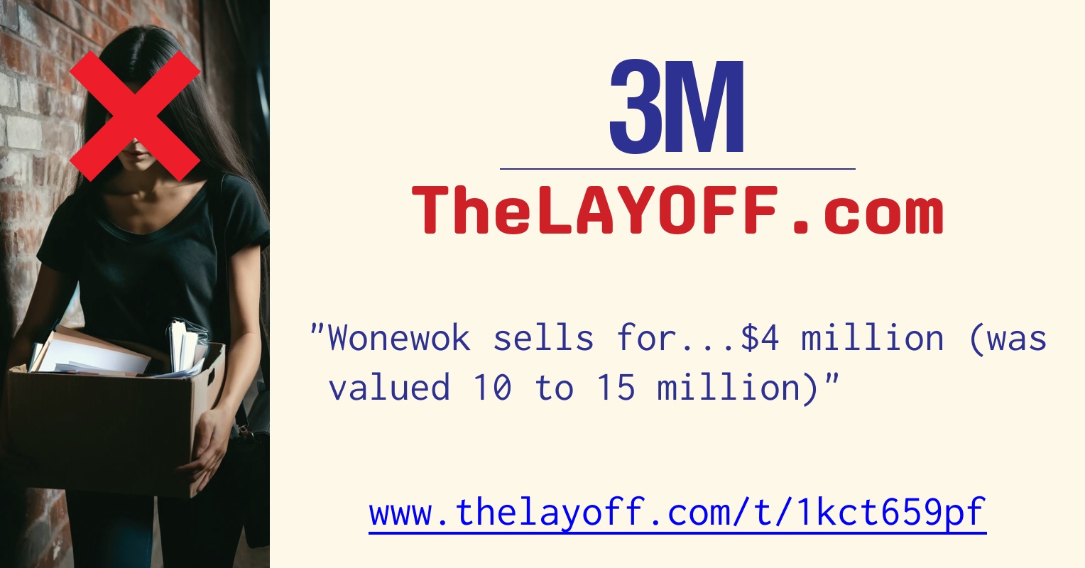 Wonewok sells for...$4 million (was valued 10 to 15 million) - post ...