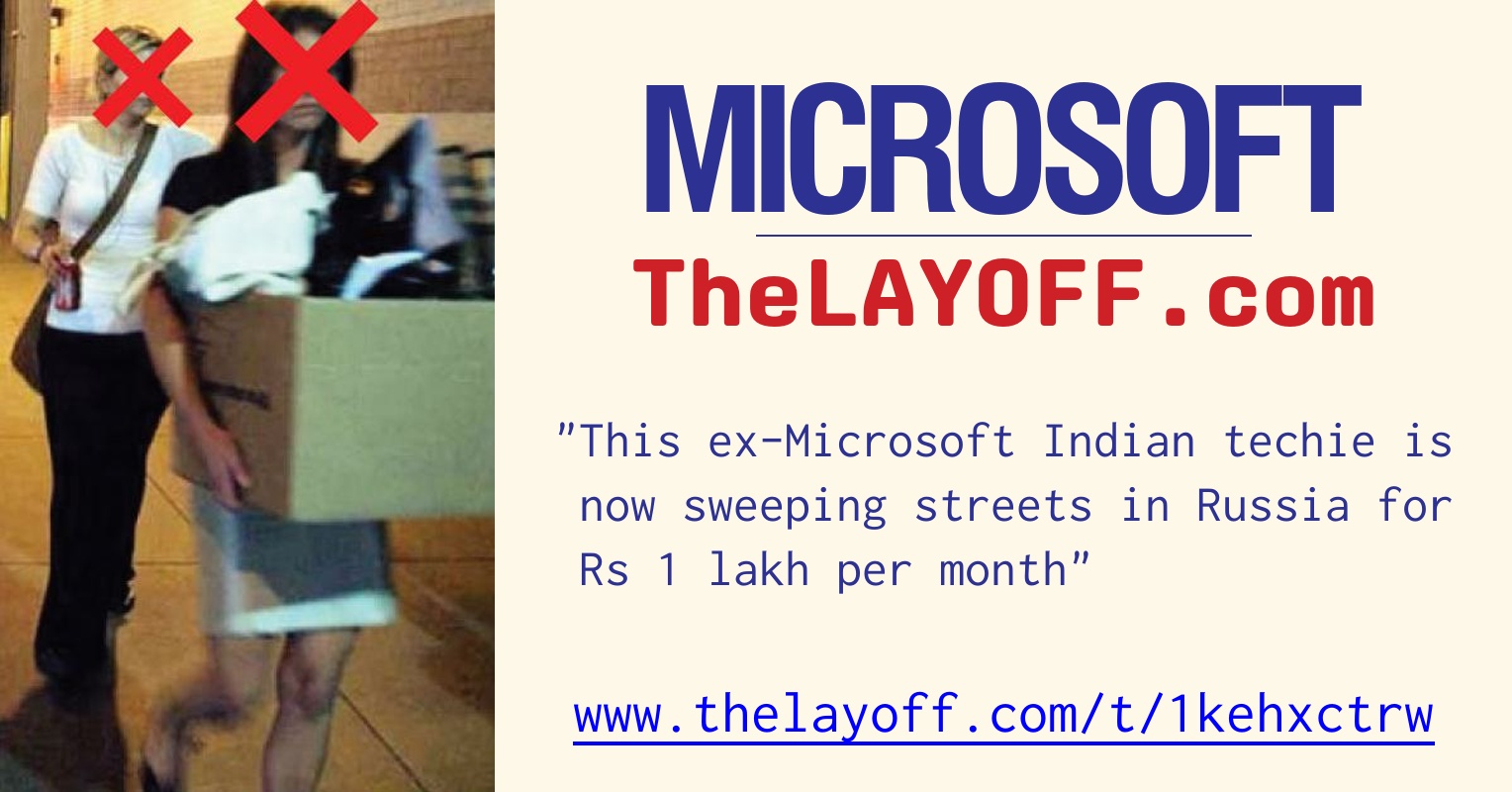 This ex-Microsoft Indian techie is now sweeping streets in Russia for ...