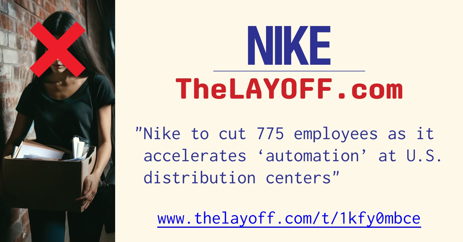 Nike to cut 775 employees as it accelerates ‘automation’ at U.S ...