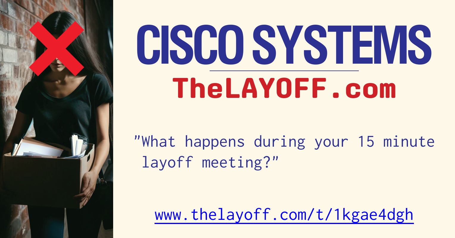 What happens during your 15 minute layoff meeting? - post regarding ...