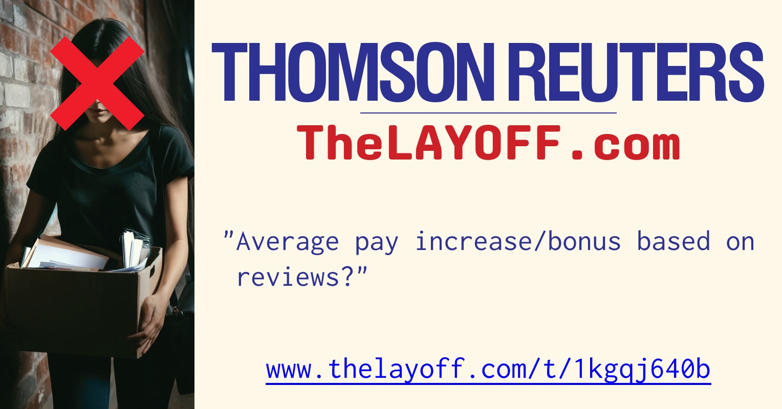 Average pay increase/bonus based on reviews? - post regarding Thomson ...
