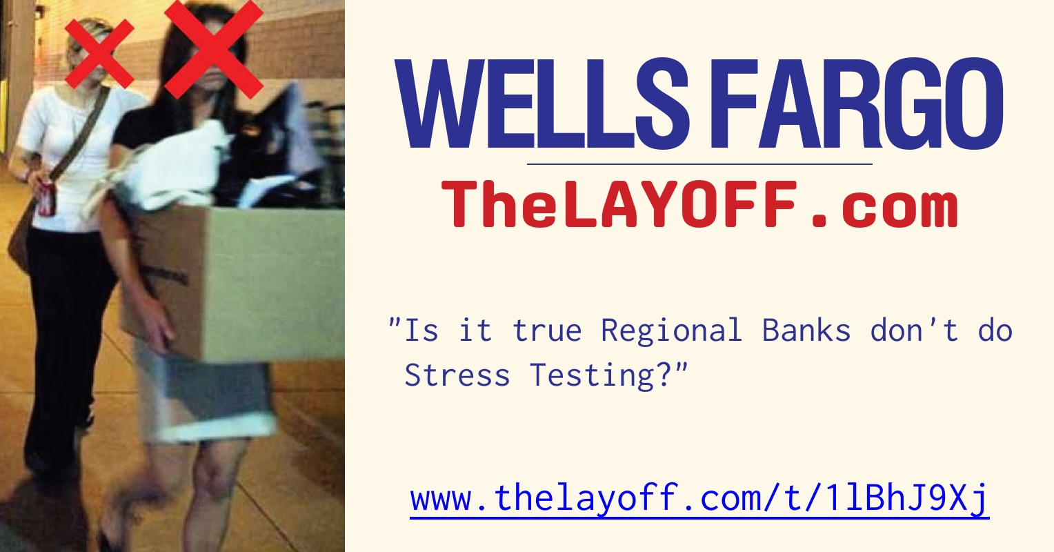Is it true Regional Banks don't do Stress Testing? - post regarding ...