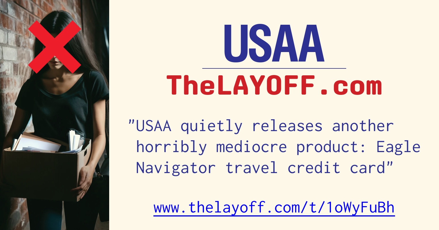 USAA quietly releases another horribly mediocre product: Eagle ...