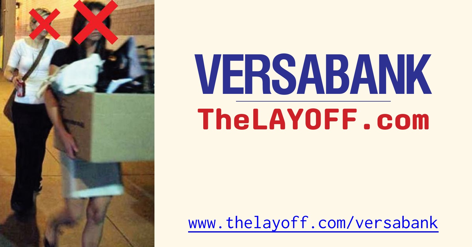 Versabank Layoffs - TheLayoff.com